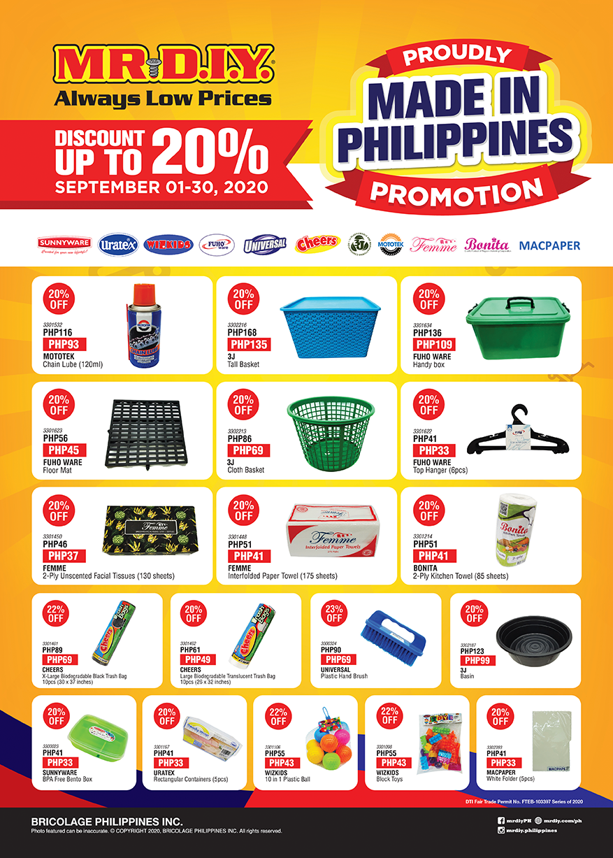 Proudly Made in the Philippines Promotion | Bricolage Philippines Inc ...
