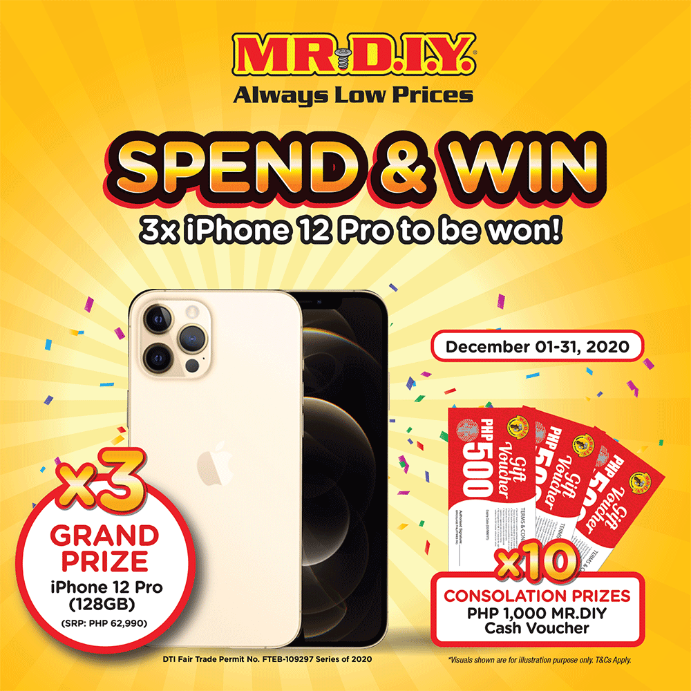 Spend & Win | Bricolage Philippines Inc. | MR.DIY